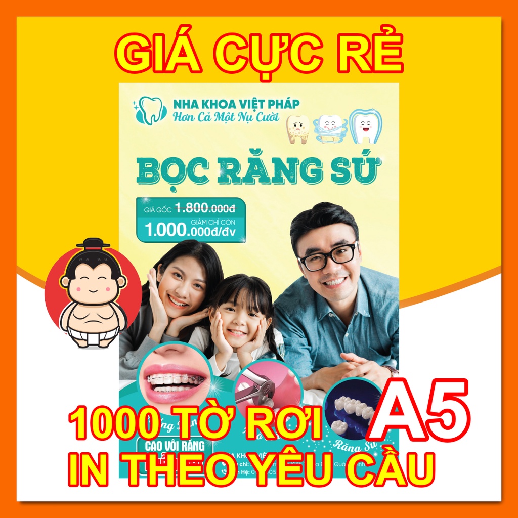 Tờ Rơi A5 (Combo 1000 Tờ Rơi Đặt In Theo Yêu Cầu) - Giấy C150 Cao Cấp ...