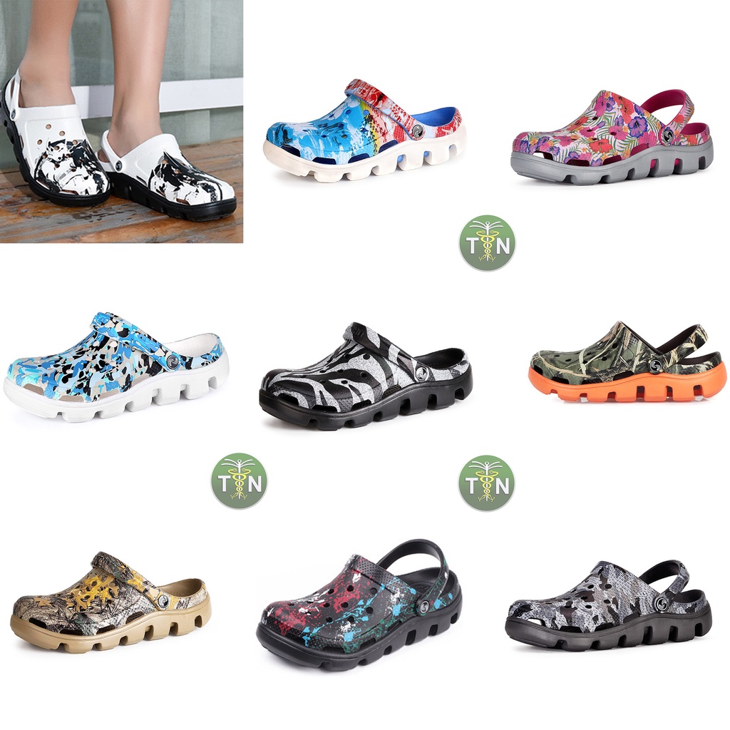 ☘ Dép Crocs Loại 4.3 Nature (Tặng Jibbitz Sticker Full Box) - Cross ...