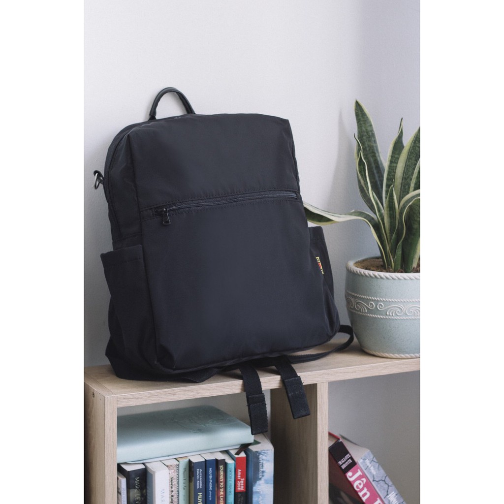 Balo học sinh thời trang unisex, chất liệu dù, màu sắc neutral (BL DD ZOE(M) - BOM | Shopee Việt Nam