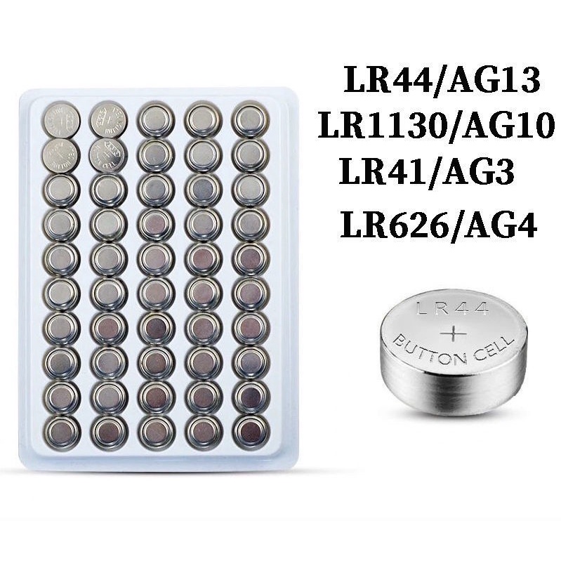 Vỉ 50 Viên Pin Cúc Áo - Pin Đồng Hồ 1.5V LR44 AG13 | Shopee Việt Nam