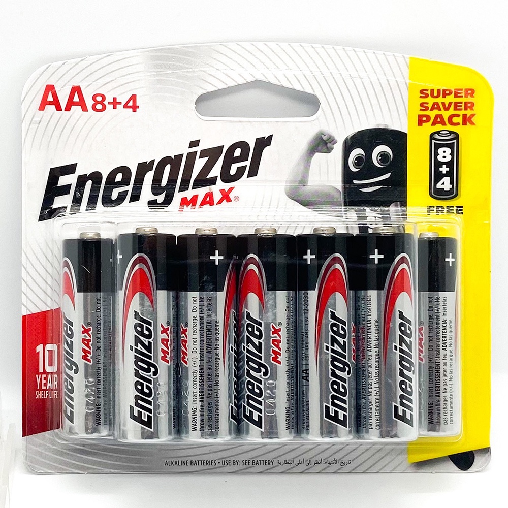 ( Vỉ 12 Viên ) Pin AA , AAA - Pin Energizer 1,5V Siêu Bền Siêu Tiết Kiệm - Hàng Chính Hãng ...