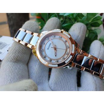 Đồng hồ nữ Bulova Diamond 98p134, auth sẵn ship | Shopee Việt Nam