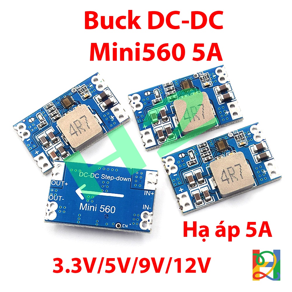 Mạch hạ áp Mini560 DC-DC Buck 5A Module Step Down Converter Board 5V ...