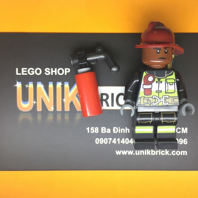 Lego UNIK BRICK Fire Fighter (Mẫu 8) Lính cứu hoả trong City chính hãng ...