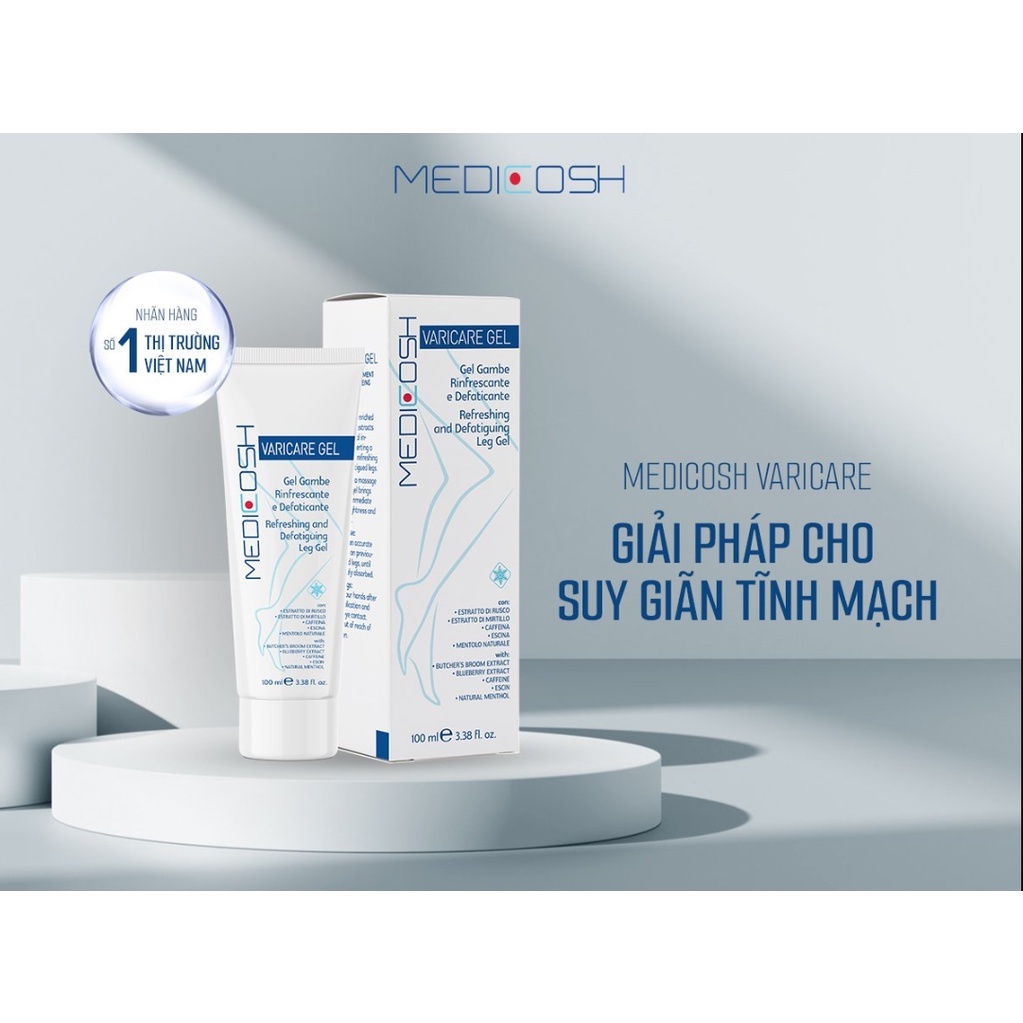 Kem bôi tĩnh mạch chân Medicosh Varicare 50ml | Shopee Việt Nam