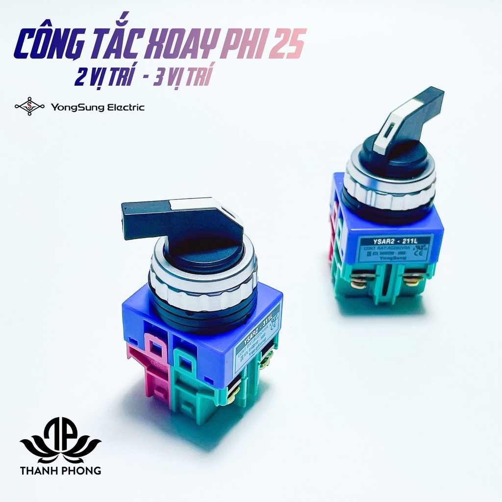 Công Tắc Xoay 2 , Xoay 3 Vị Trí Yongsung | Shopee Việt Nam