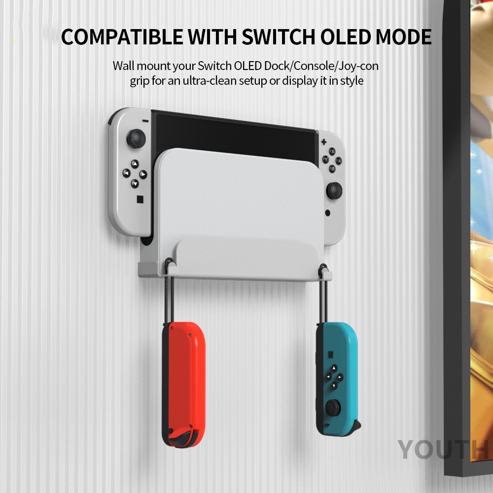 Nintendo Switch / OLED Giá đỡ tường Tay cầm máy chủ Lưu trữ Giá treo ...