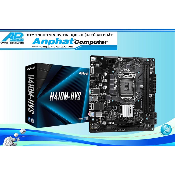 Bo mạch chủ Main ASRock H410M-HVS - Hàng Chính Hãng - Bảo hành 36 tháng ...