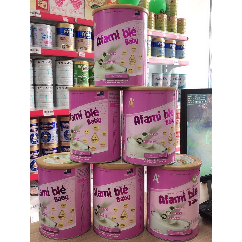 [Có sẵn] [Ảnh thật] [Chính hãng] Sữa bột Afami Ble Baby A+ lon 900gr ...
