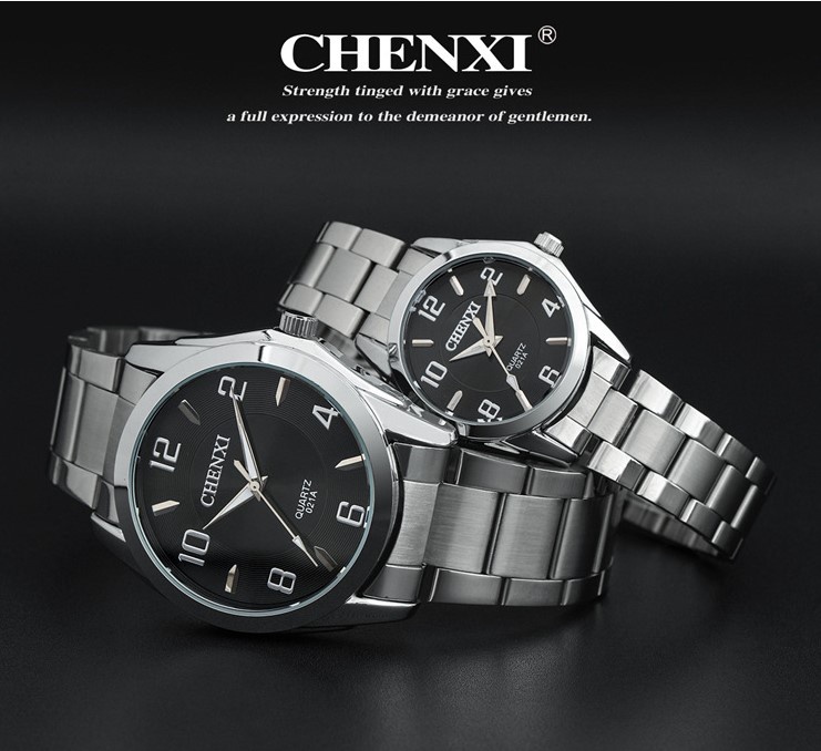 Đồng hồ đôi nam nữ chính hãng CHENXI CX-021 cao cấp máy nhật sang trọng kèm hộp | Shopee Việt Nam