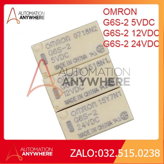 rơ le relay omron G6S-2-DC12 12VDC 2A DPDT G6S-2-DC5V G6S-2-DC24V | Shopee Việt Nam