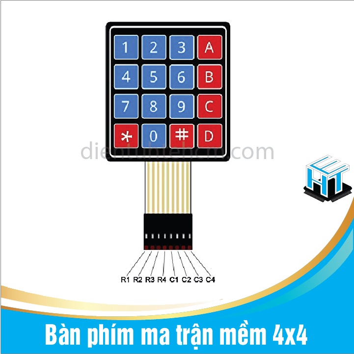 Bàn phím ma trận mềm 4x4 | Shopee Việt Nam