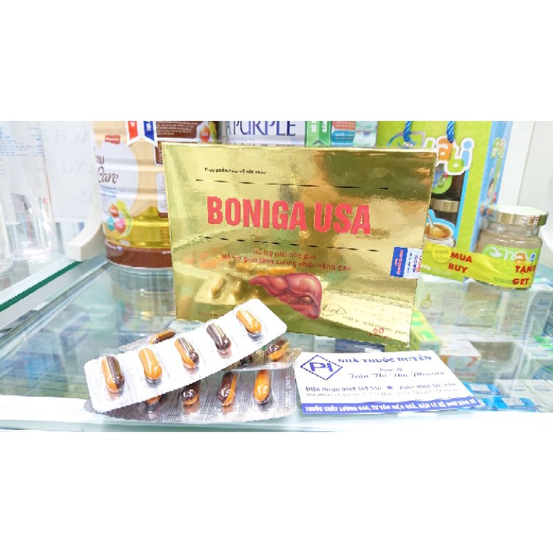 BONIGA USA viên uống thảo dược hỗ trợ bổ gan, giải độc gan | Shopee ...