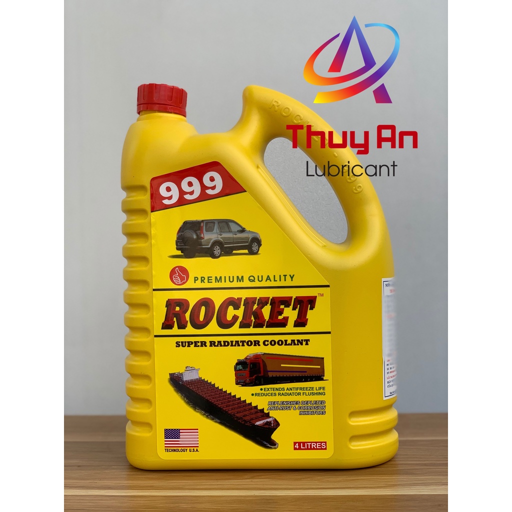 Nước Làm Mát Động Cơ Rocket 999 (màu xanh) 4L | Shopee Việt Nam