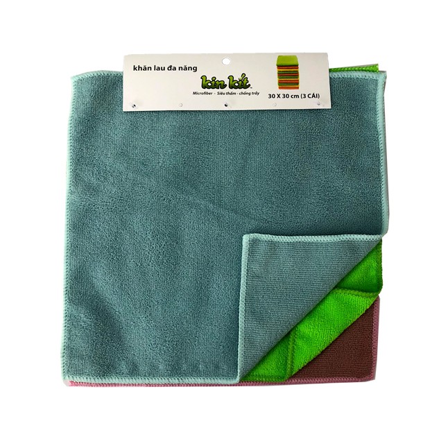Lốc 3 khăn lau đa năng kinkit | Shopee Việt Nam
