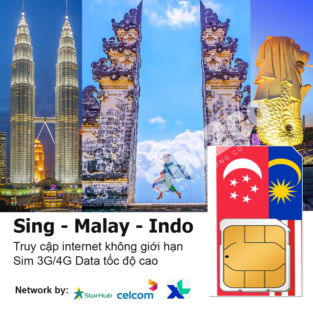 Sim du lịch Singapore, Malaysia, Indonesia - Sim data 4G Tốc Độ Cao Đi ...