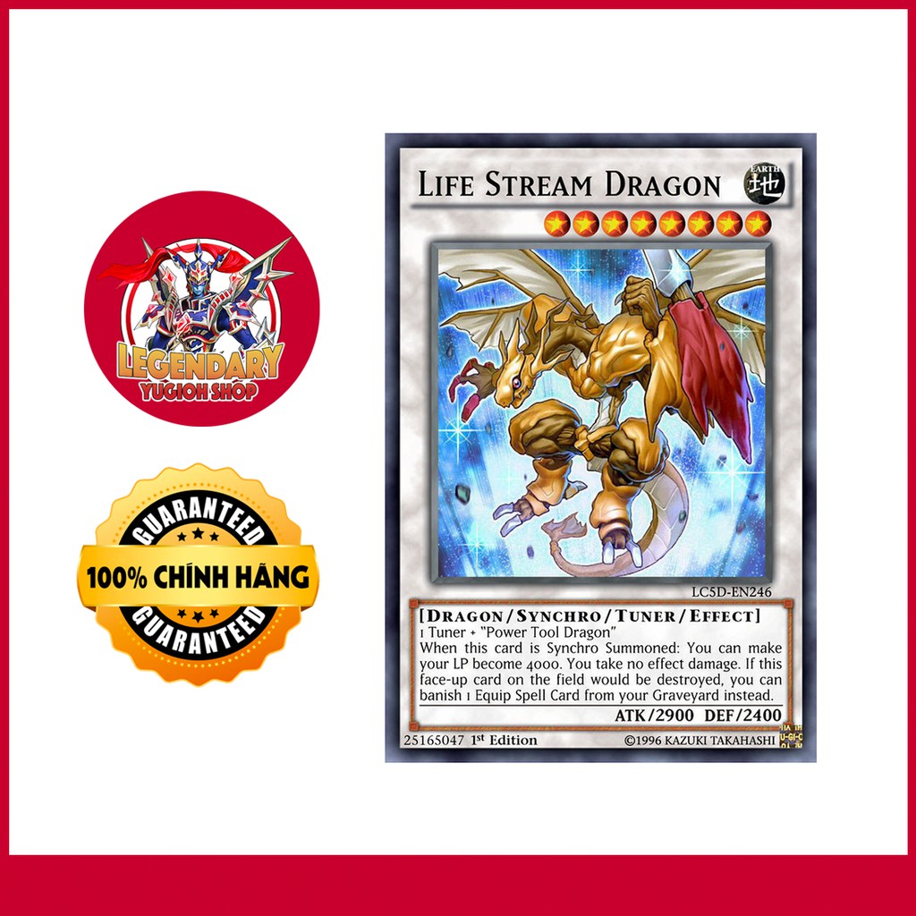 [Thẻ Bài Yugioh Chính Hãng] Life Stream Dragon | Shopee Việt Nam