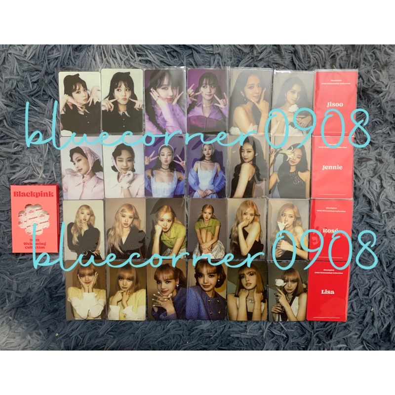 ảnh bo góc welcoming collection 2022 Blackpink photocard Jennie Jisoo Rosie Lisa | Shopee Việt Nam