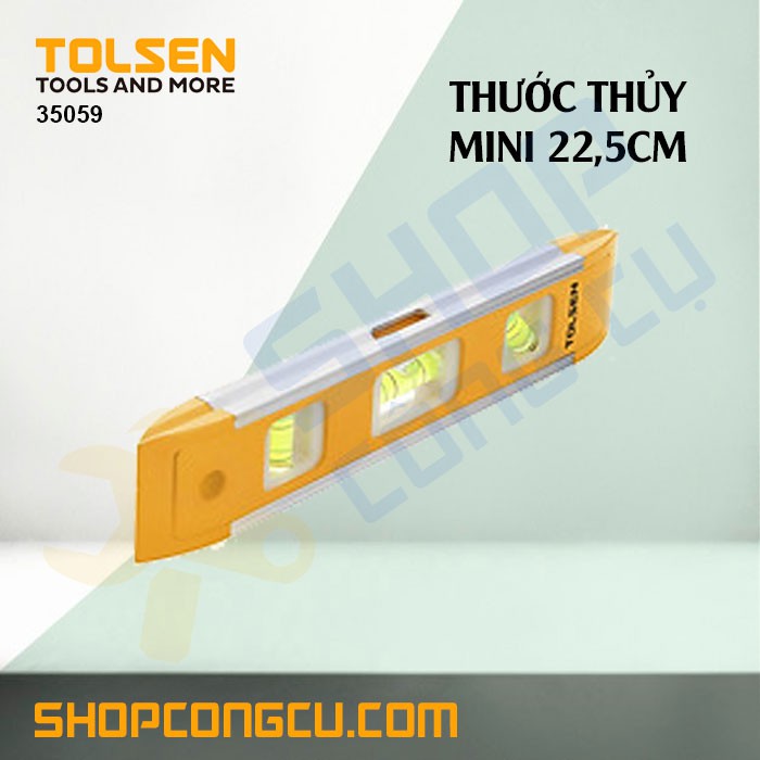 Thước thủy mini 22.5cm Tolsen 35059 | Shopee Việt Nam