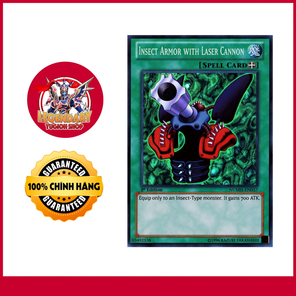 [Thẻ Bài Yugioh Chính Hãng] Insect Armor With Laser Cannon | Shopee ...