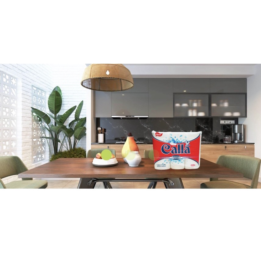 Giấy bếp đa năng Calla 2 lớp x 67 tờ x 3 cuộn/bịch, 12 bịch/thùng ...