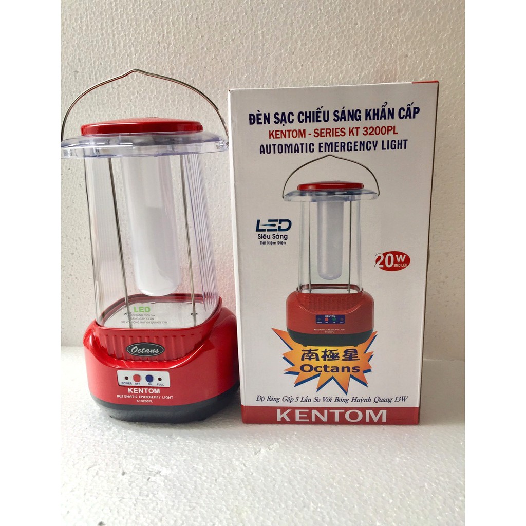 Đèn sạc cầm tay KT 302 Kentom | Shopee Việt Nam
