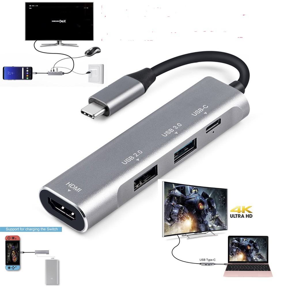 Usb Hub USB C / Thunderbolt 3 sang kỹ thuật số AV Multiport Adapter cho ...