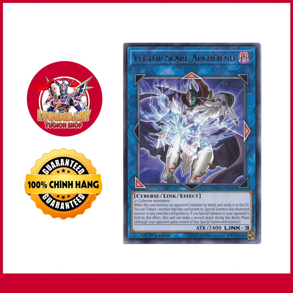 [Thẻ Bài Yugioh Chính Hãng] Vector Scare Archfiend | Shopee Việt Nam