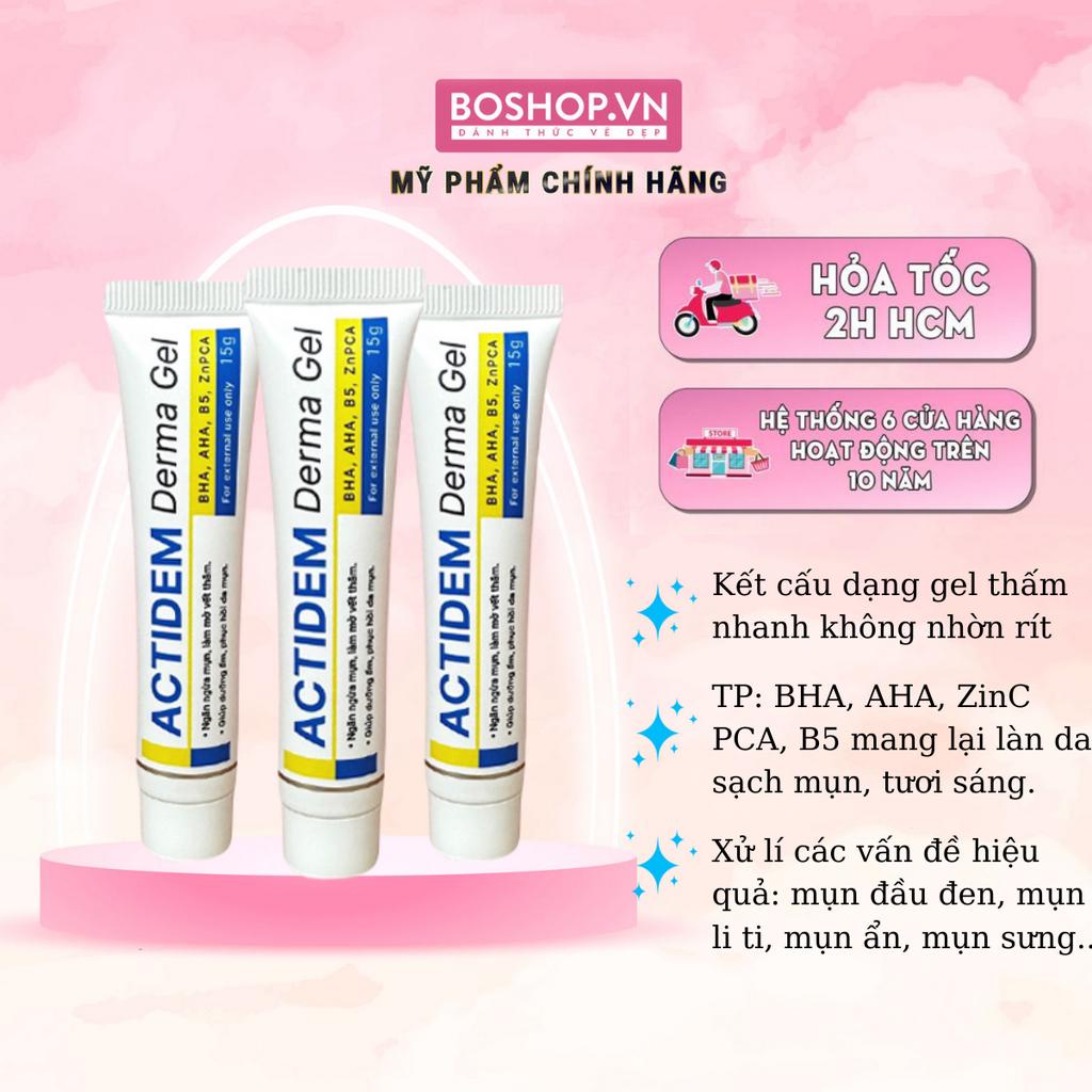 Gel Giảm Mụn Giảm Thâm Actidem Derma Gel 18g | Shopee Việt Nam