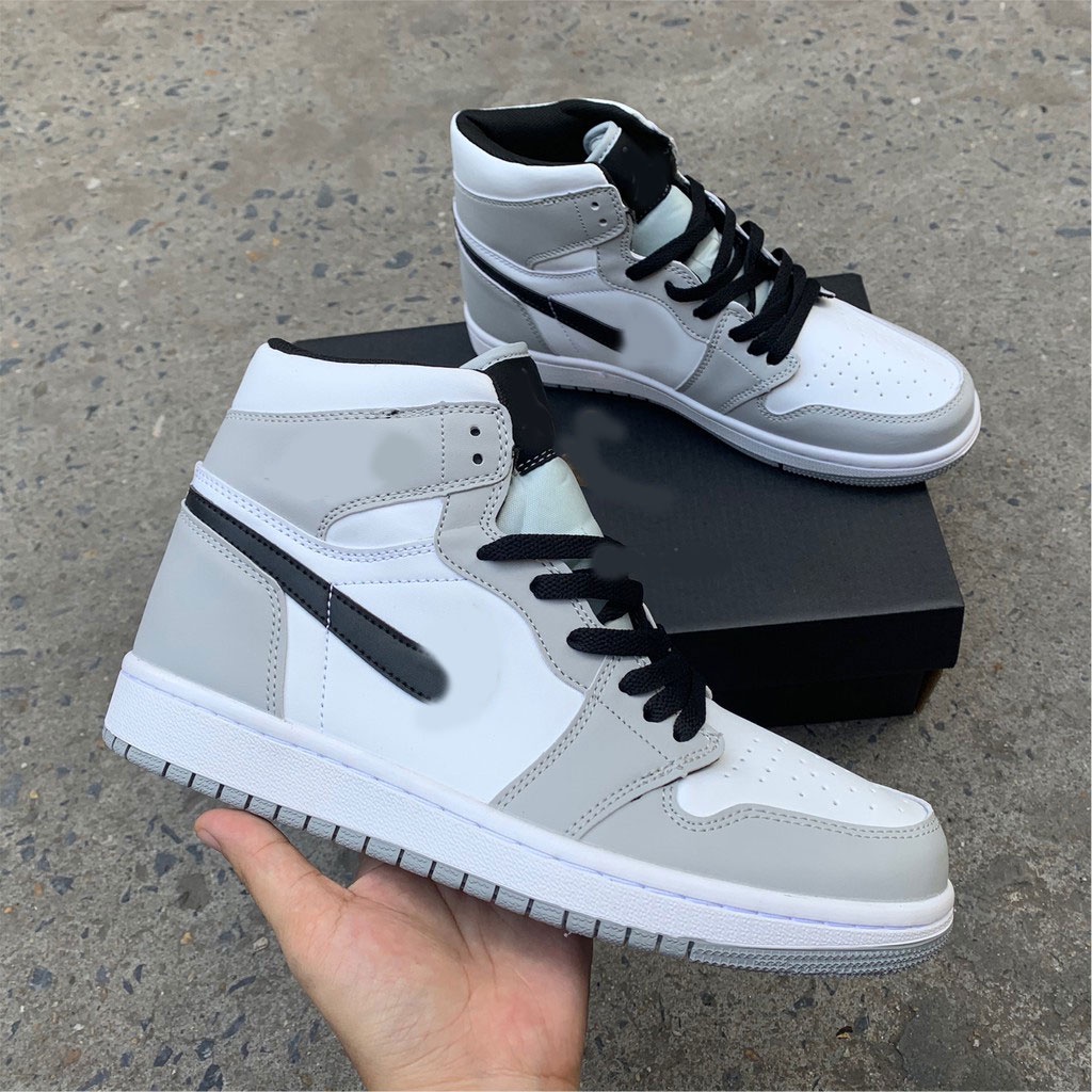 Giày thể thao Josst Cổ Cao 1 Xám trắng , Giày Josst nam nữ siêu hot dễ ...