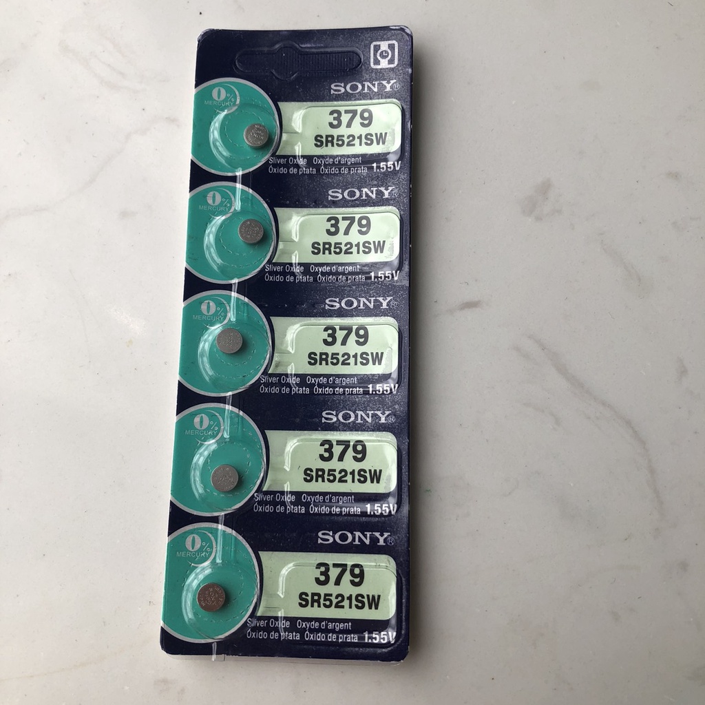 Vỉ 5 Viên Đồng Hồ Sony SR626 / SR621 / SR521 / SR920 / SR927 / SR416 1 ...