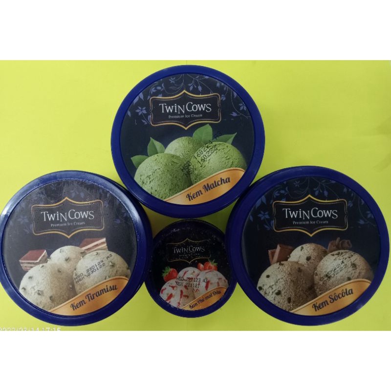[Hỏa Tốc] Kem Vinamilk Twin Cows 450ml Cao Cấp 4 vị Vị | Shopee Việt Nam