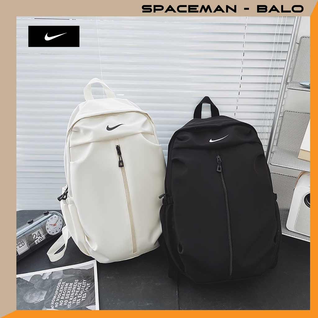 Balo Nike khoá dọc vải Polyester Chống nước, chống bám bụi bẩn, đi học ...