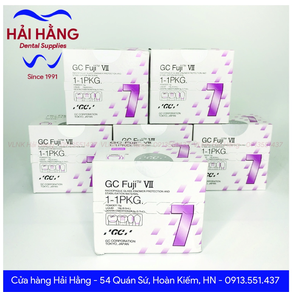 Chất trám Cement Fuji VII (Fuji 7) GC Trắng/Hồng | Shopee Việt Nam