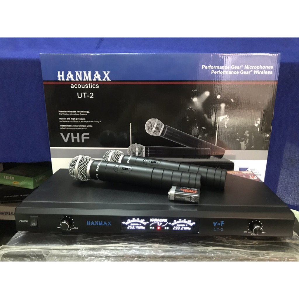 micro không dây HANMAX ut2 | Shopee Việt Nam