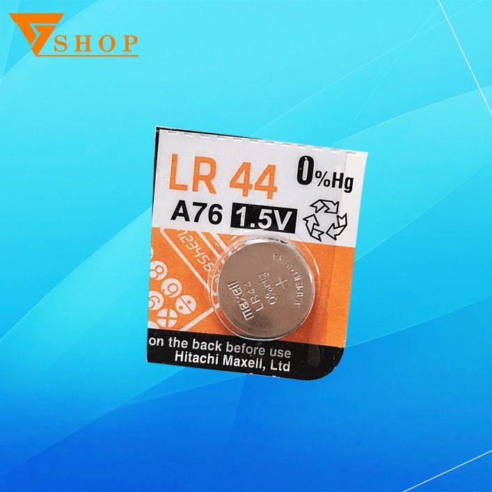 Pin LR44 A76 Maxell ( vỉ 1 viên) chính hãng | Shopee Việt Nam
