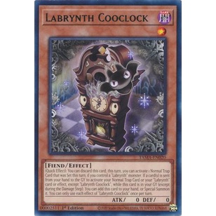 Thẻ Bài Yugioh Labrynth Cooclock - TAMA-EN020 - Rare 1st Edition ...