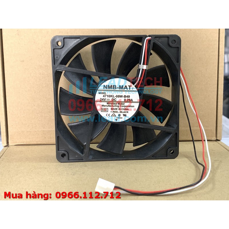 QUẠT TẢN NHIỆT, Quạt hút NMB 4710KL-05W-B49, 24VDC, 120x120x25mm | Shopee Việt Nam