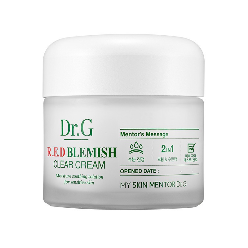 Dr.G RED Blemish Clear Cream - From KOREA - Kem Dưỡng Làm Dịu Da Đỏ Và ...