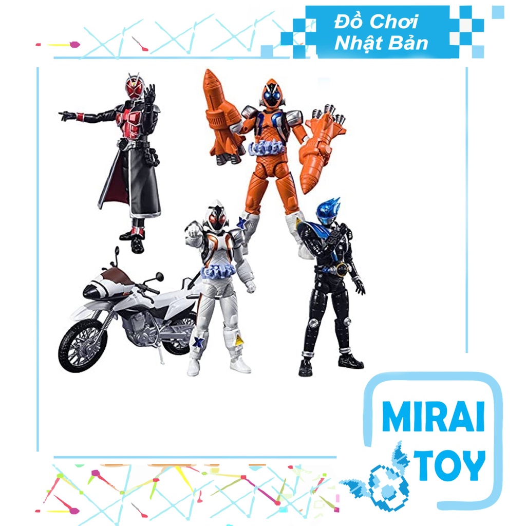 Mô hình động Shodo X-14 Kamen Rider Fourze, Wizard, Meteor | Shopee ...