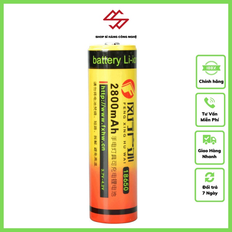 Pin lithium 18650 2800mAh chuẩn dung lượng | Shopee Việt Nam