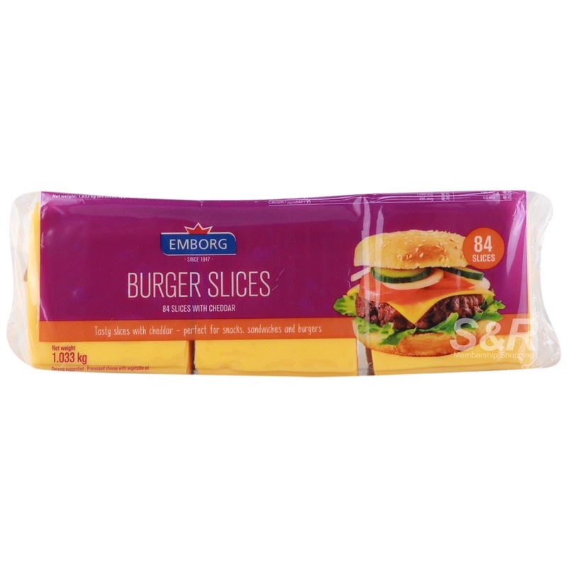 Burger Slices Emborg (Cheddar) | Shopee Việt Nam