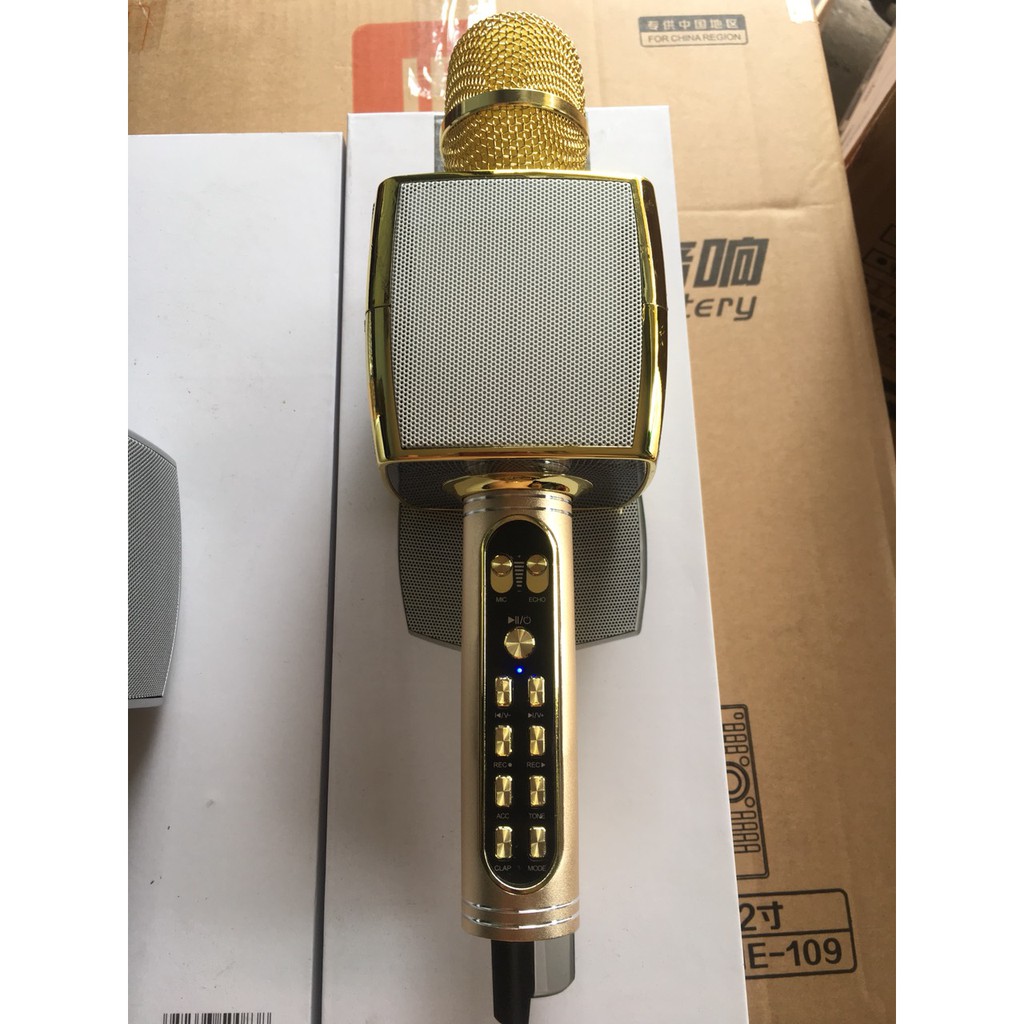 MIC KARAOKE BLUETOOTH KÈM LOA BASS YS-91 HÀNG CAO CẤP | Shopee Việt Nam