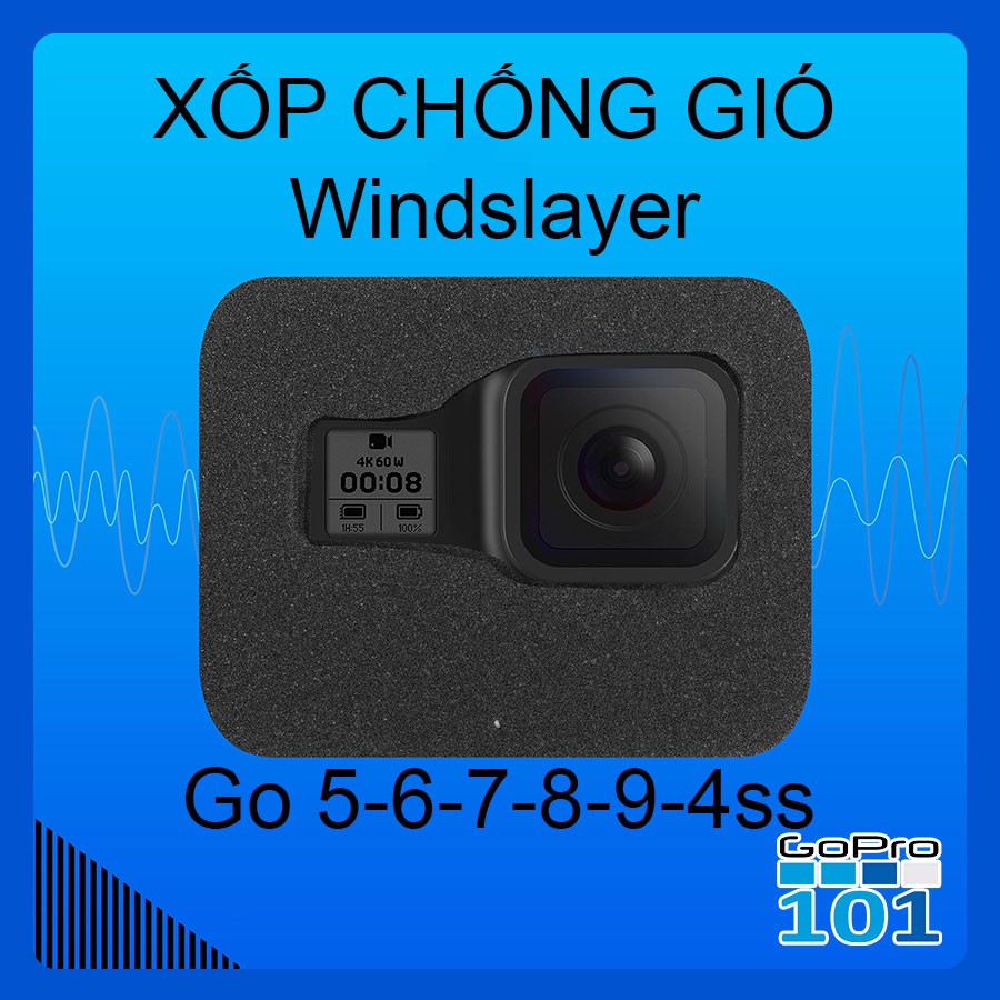 Xốp Chống Gió Wind Slayer cho GoPro, Foam lọc gió chống ồn cho GoPro 5 ...