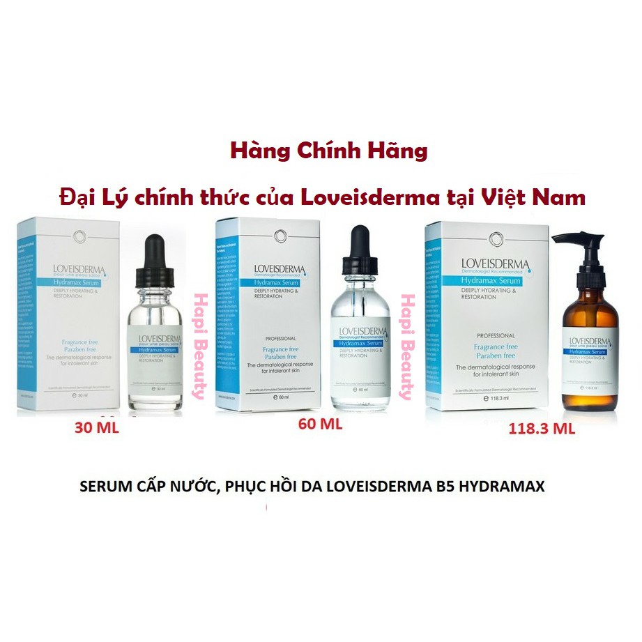 Serum cấp nước, phục hồi da LOVEISDERMA B5 HYDRAMAX | Shopee Việt Nam