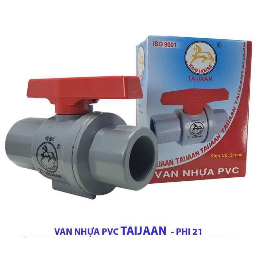 VAN NƯỚC PVC PHI 21 - VAN TAIJAAN | Shopee Việt Nam