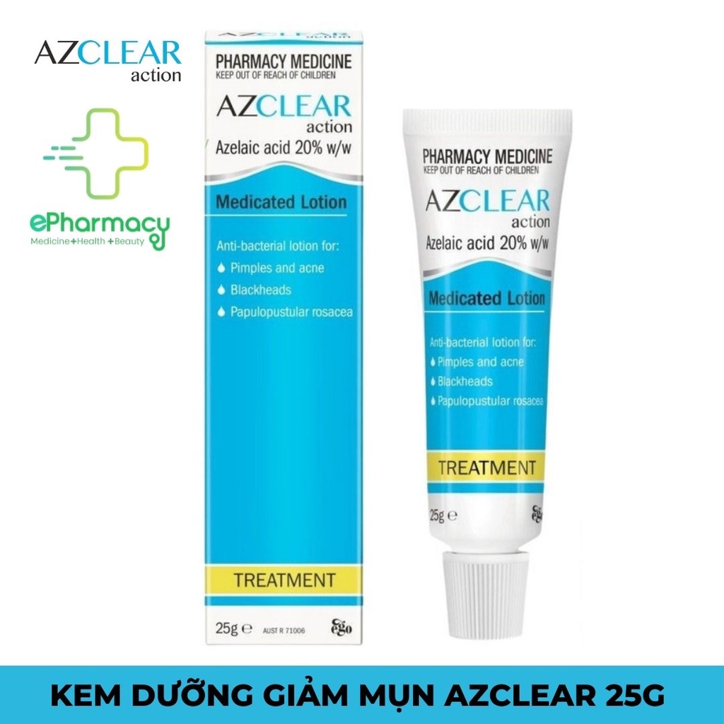 Kem dưỡng Azclear Action Medicated Lotion 20% Azelaic Acid - kem dưỡng ...