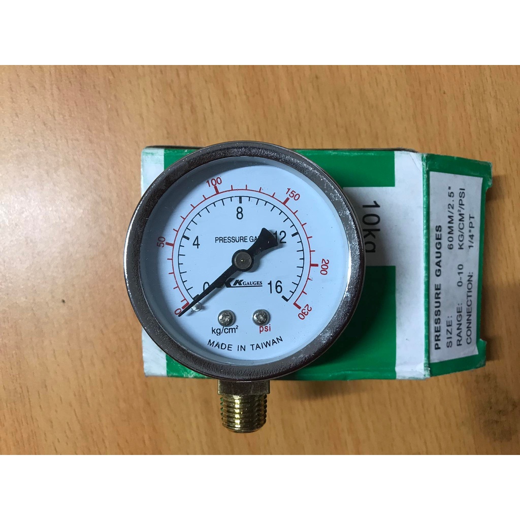 ĐỒNG HỒ ĐO ÁP SUẤT KHÍ KHÔNG DẦU MADE IN TAIWAN, ĐỒNG HỒ 10KG, 16KG | Shopee Việt Nam