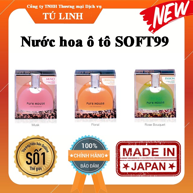 Nước hoa cho ô tô chính hãng SOFT99 (Made in Japan) | Shopee Việt Nam