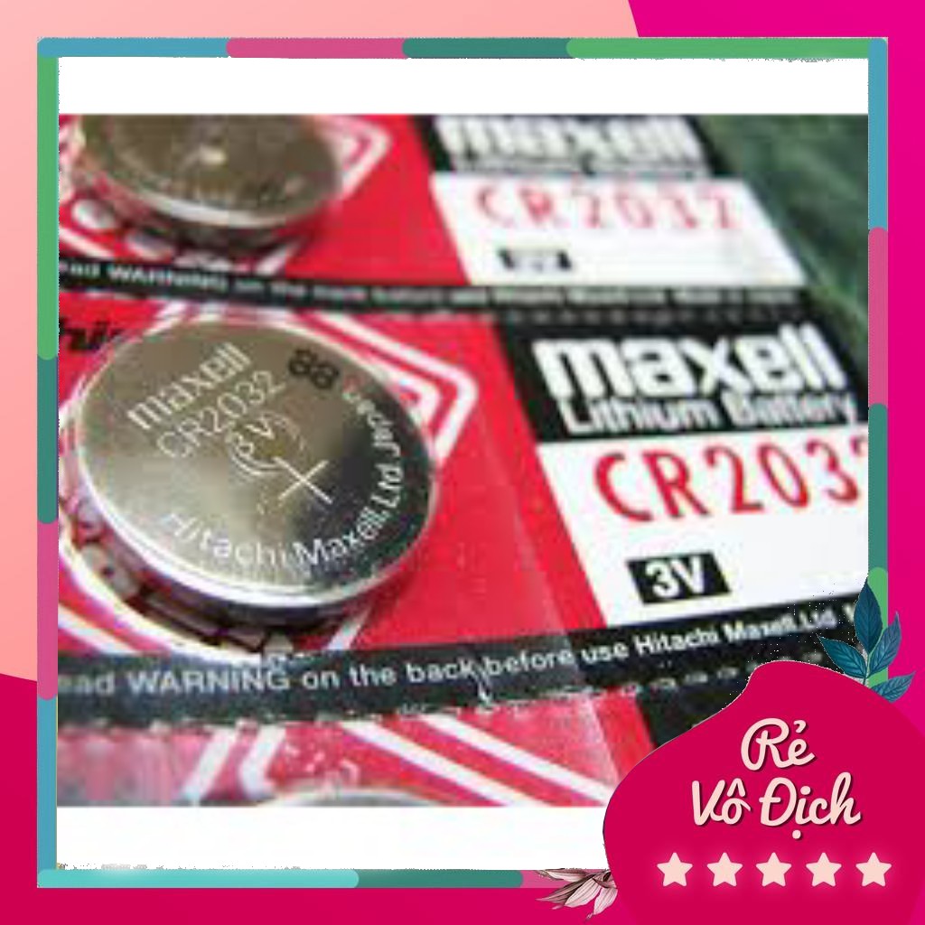 [BLcomputer] PIN CMOS MAXCELL CR2032 1 VĨ 5 VIÊN | Shopee Việt Nam